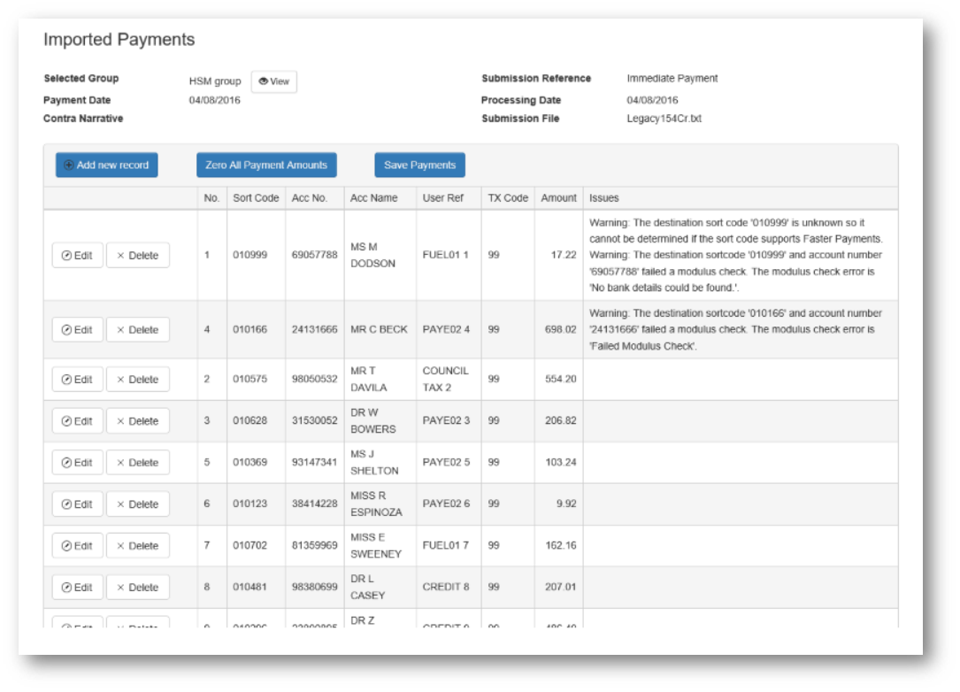 Create Faster Payment Submission From File
